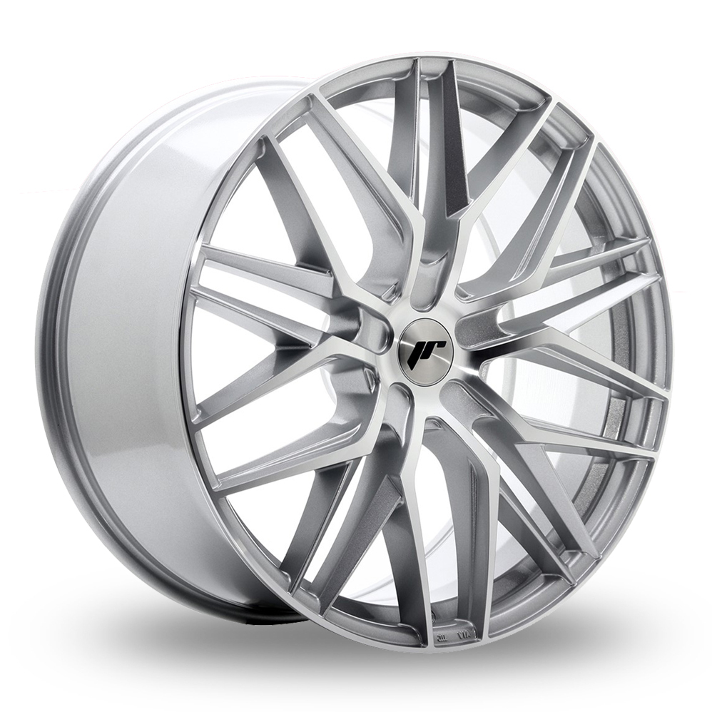 Japan Racing JR28 (9x22) (Custom Fitment) Silver Machined Face 22 ...