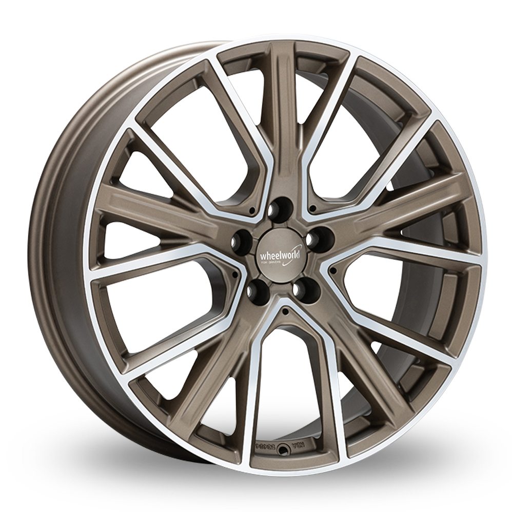 Buy 20" Wheelworld WH34 Bronze Polished Alloy Wheels - Wheelbase