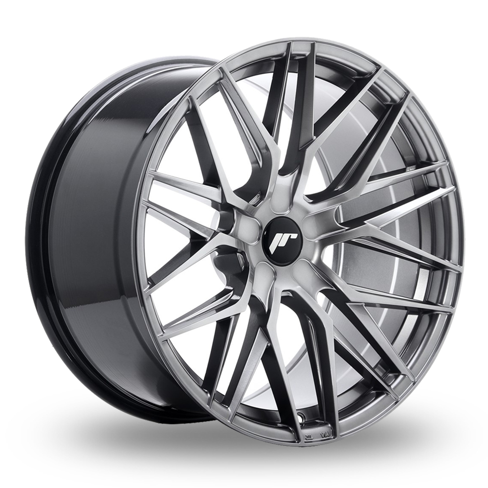 Japan Racing JR28 (Wider Rear) (Custom Fitment) Hyper Black 20" Wider ...