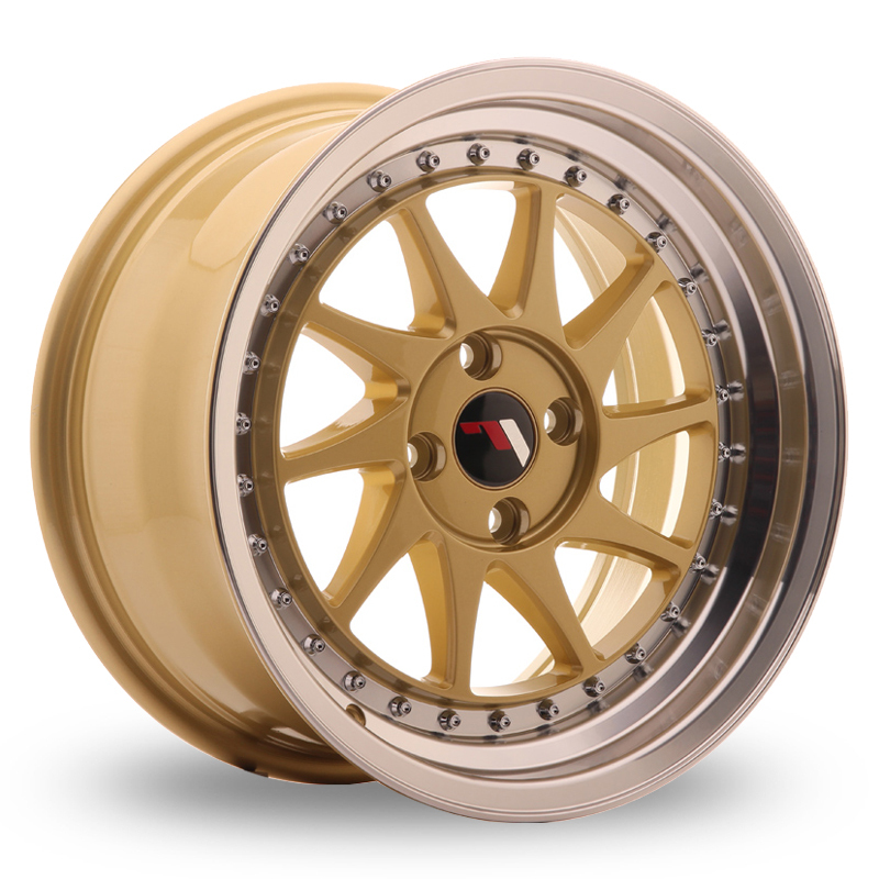 Buy 17" Japan Racing JR26 (8x17) (Custom Fitment) Gold Machined Lip ...