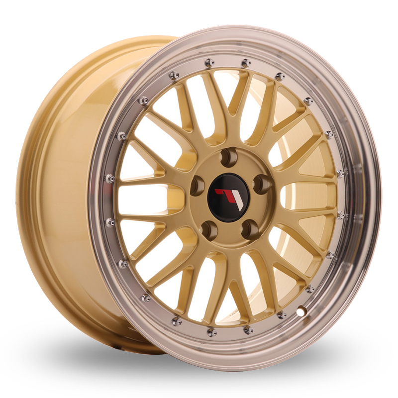 Buy 17" Japan Racing JR23 (8x17) (Custom Fitment) Gold Machined Lip ...