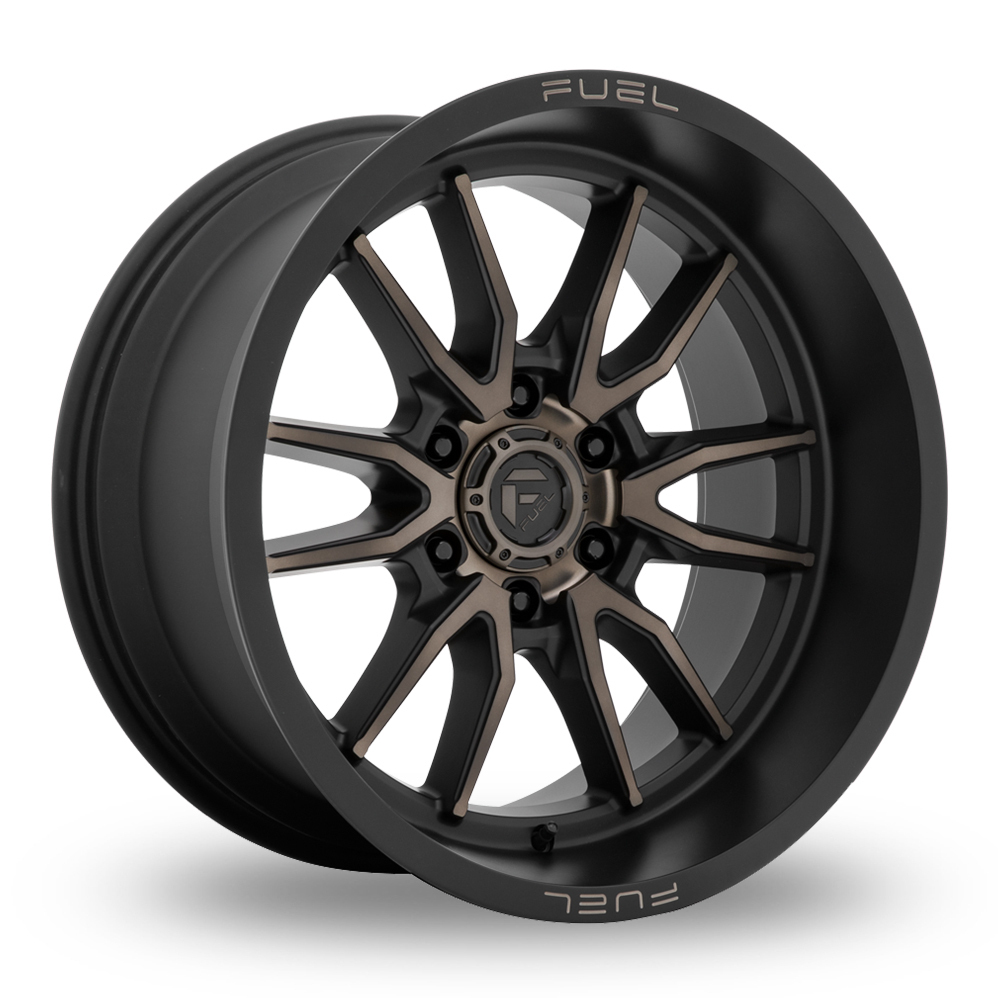 Fuel Off-Road Clash 6 Matt Black Double Dark Tint 22" Alloy Wheels ...