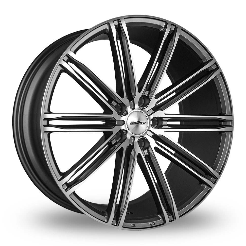 Calibre CC-I Gun Metal Polished 20" Alloy Wheels - Wheelbase