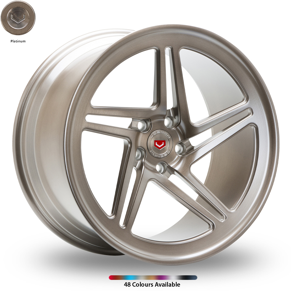 Vossen Forged LC-102T Custom Colour 21" Front + 22" Rear Alloy Wheels ...