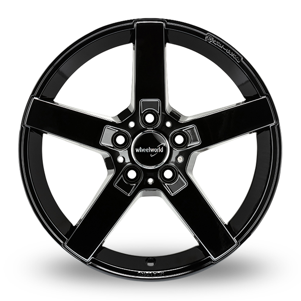 Wheelworld WH31 Gloss Black 18" Alloy Wheels - Wheelbase
