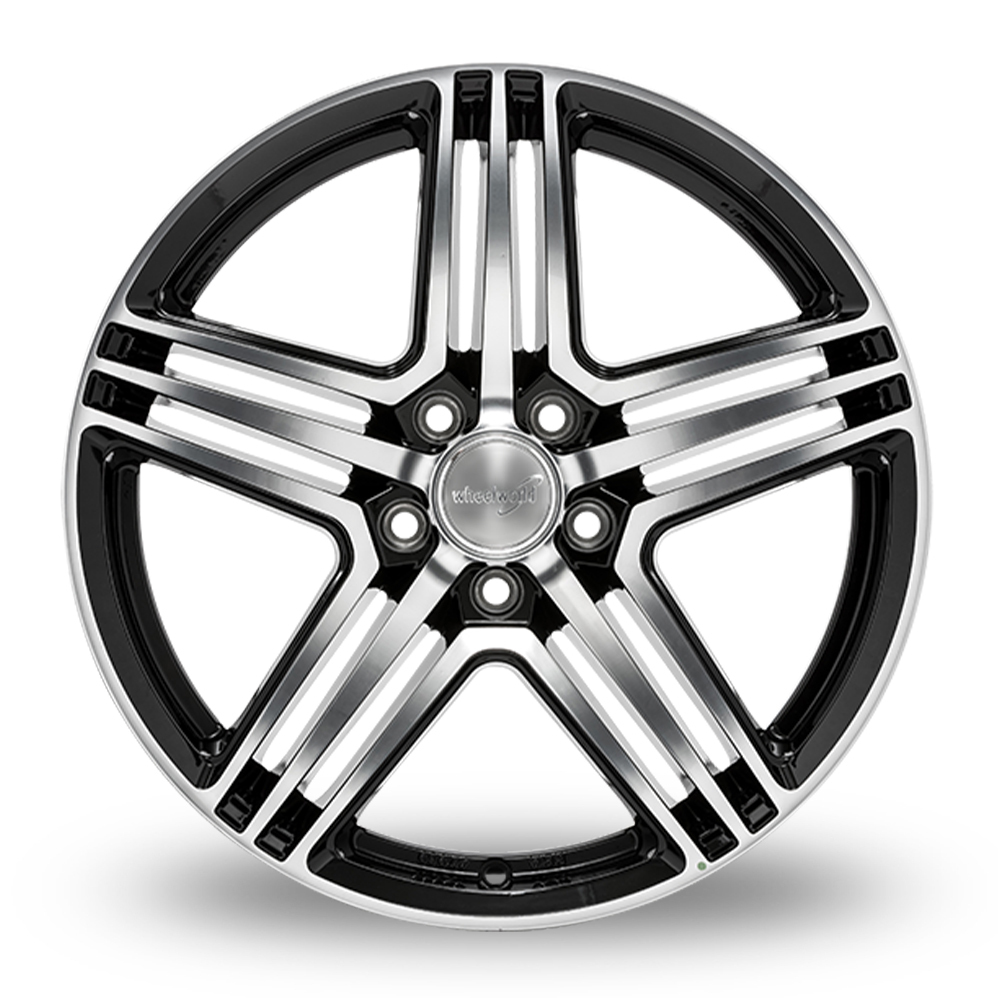 Wheelworld WH12 Black Polished 20" Alloy Wheels - Wheelbase