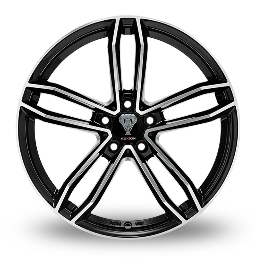 Axxion AX8 Black Polished 18" Alloy Wheels - Wheelbase