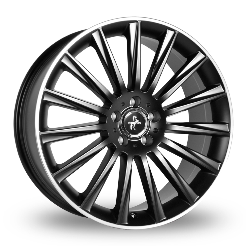 Keskin Tuning KT18 Matt Black Lip Polished 19" Alloy Wheels - Wheelbase