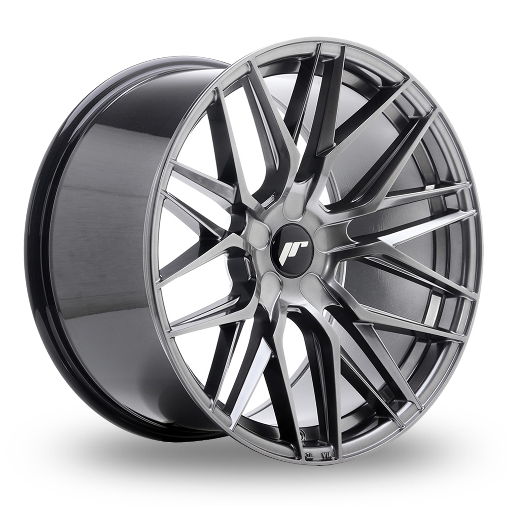 Japan Racing JR28 (Wider Rear) (Custom Fitment) Hyper Black 19" Wider ...