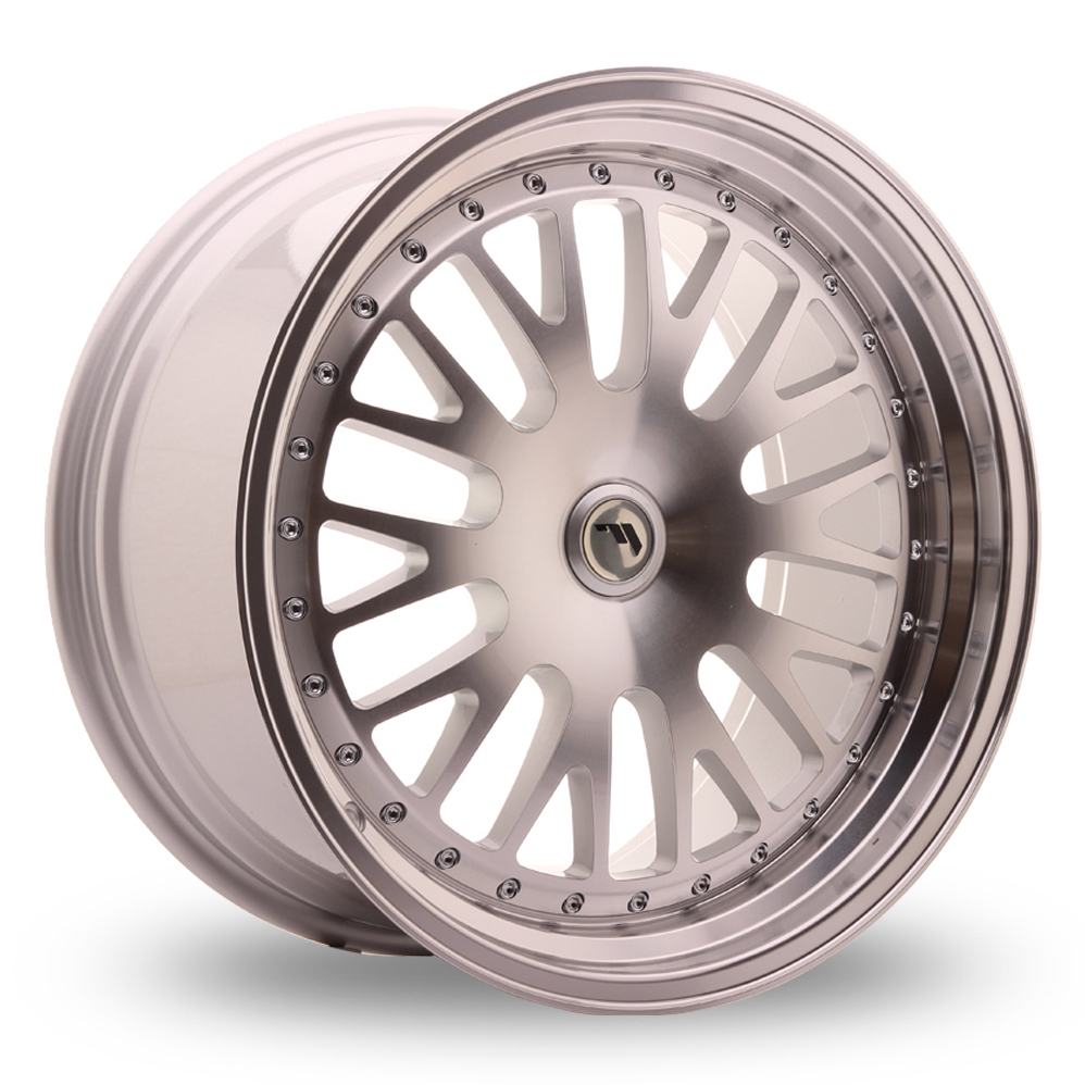 Japan Racing JR10 (Wider Rear) (Custom Fitment) Silver Machined Face 19 ...