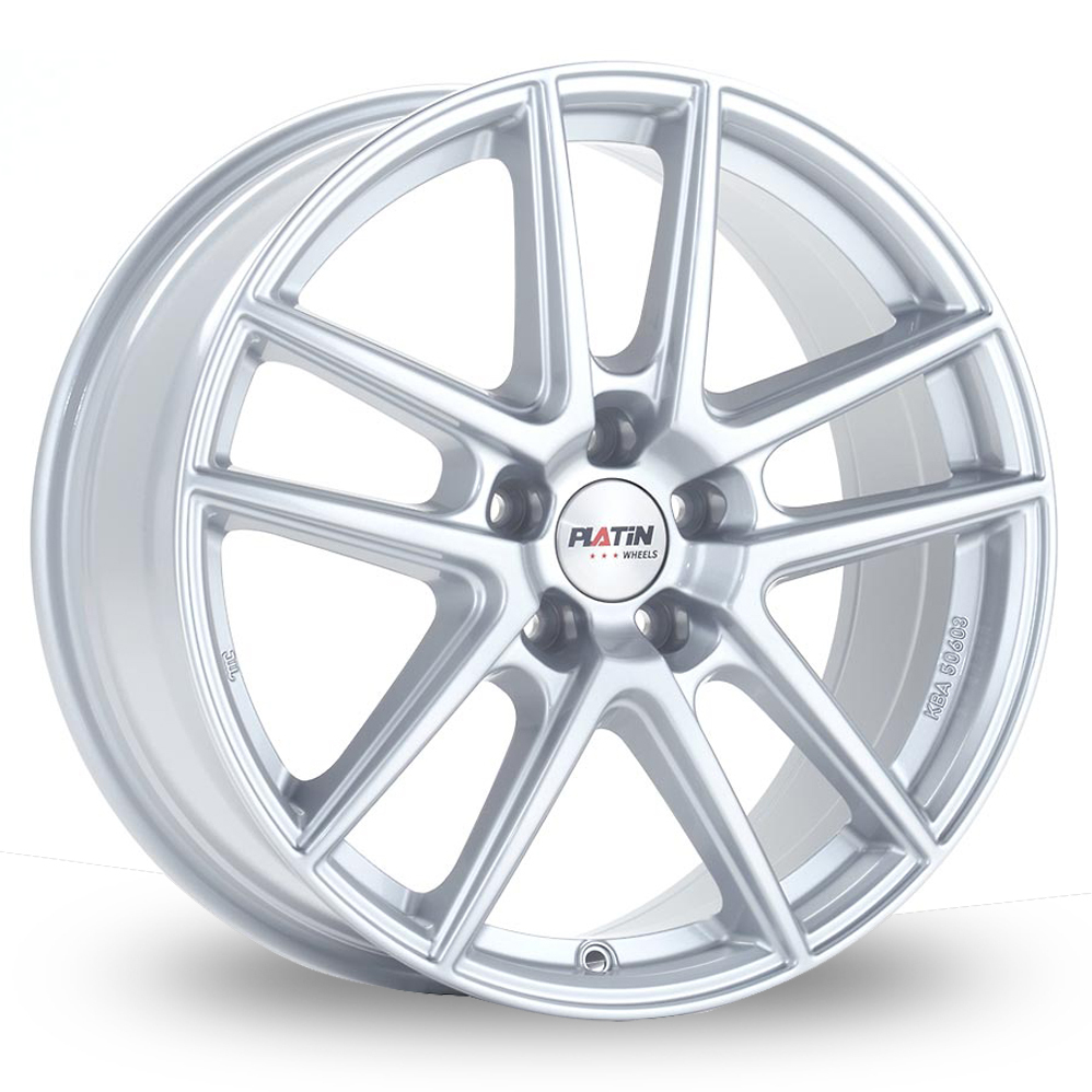Buy 18" Platin P 73 Silver Alloy Wheels - Wheelbase