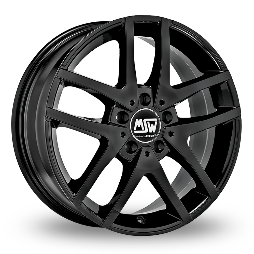 MSW (by OZ) MSW 28 Gloss Black 18" Alloy Wheels - Wheelbase