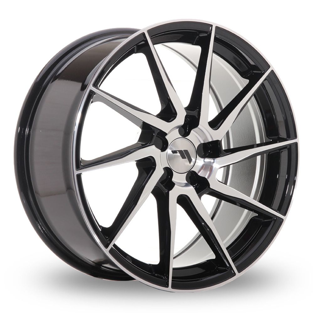 Japan Racing JR36 (8.5x19) (Custom Fitment) Gloss Black Polished Face ...