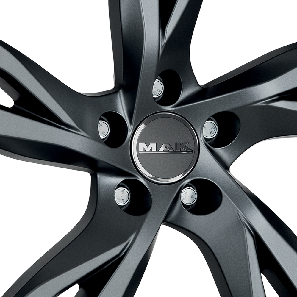 MAK Stockholm Matt Titan 17" Alloy Wheels - Wheelbase