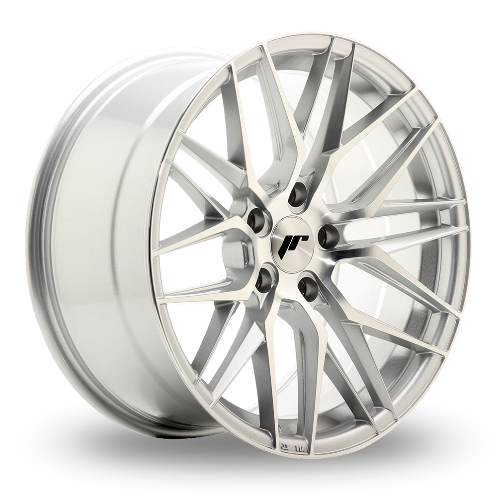 Japan Racing JR28 (Wider Rear) Silver Machined Face 18" Wider Rear ...