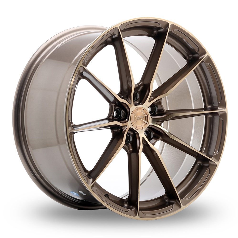 Japan Racing JR37 (Wider Rear) Platinum Bronze 19" Wider Rear Alloy ...