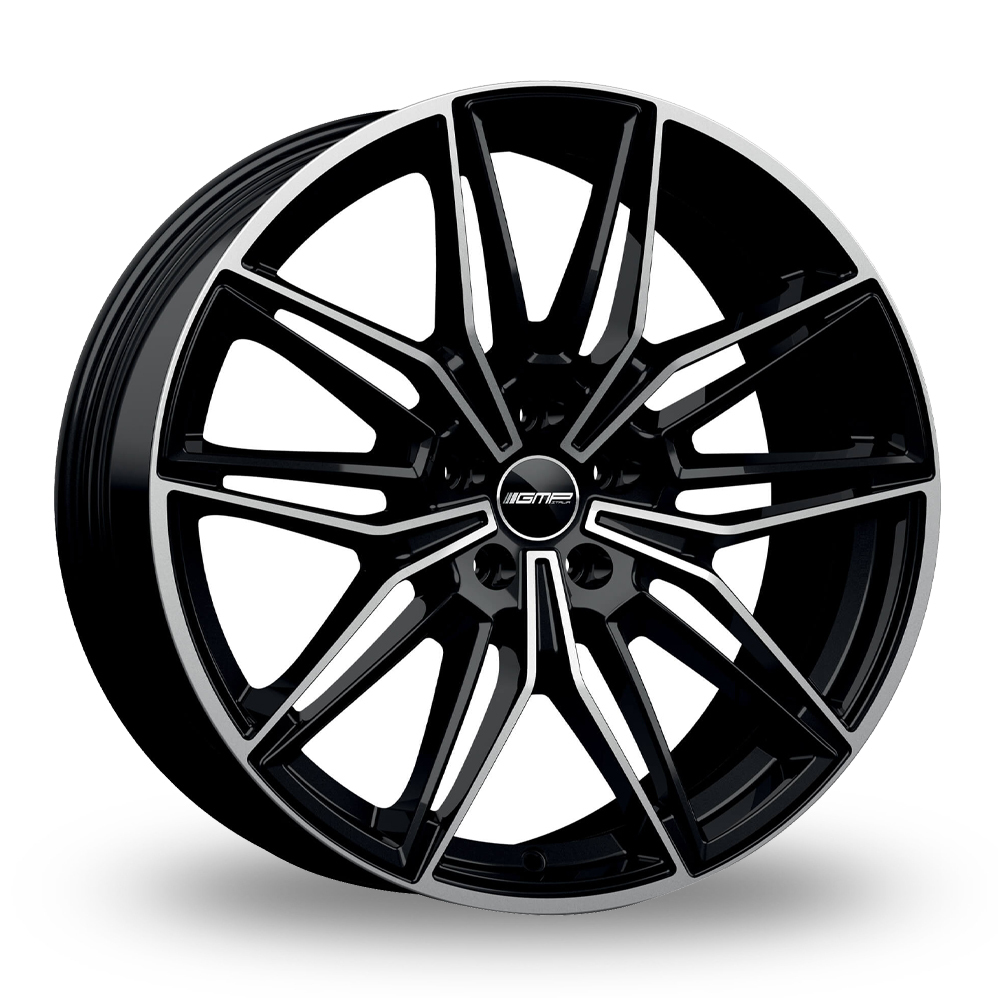 Buy 20" Wider Rear GMP Italia Specter Black Polished Alloy Wheels ...
