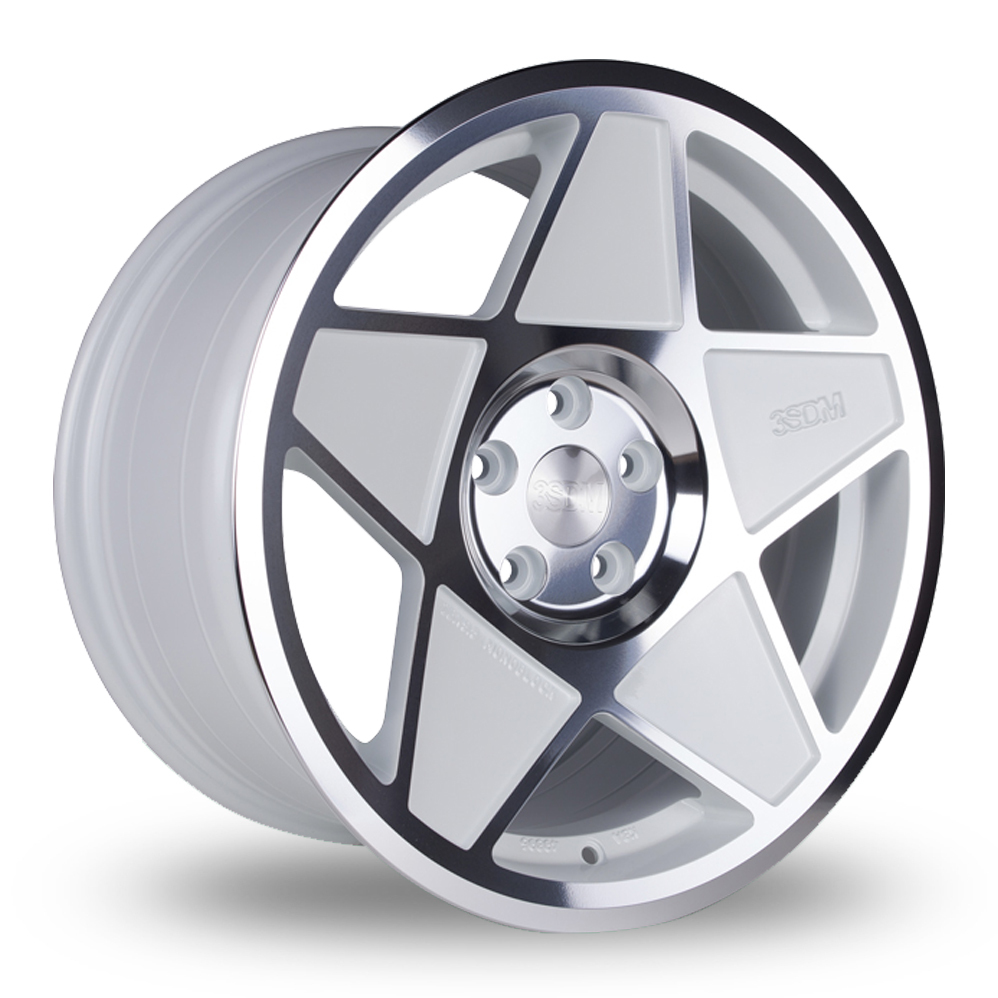 3SDM 0.05 White Polished 19" Alloy Wheels - Wheelbase