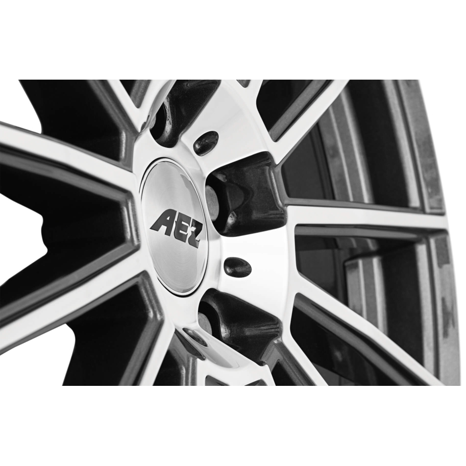AEZ Steam Gun Metal Polished 17" Alloy Wheels - Wheelbase