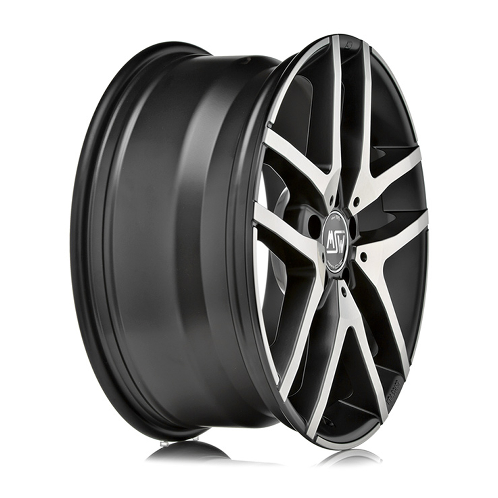 MSW (by OZ) MSW 28 Black Polished 17" Alloy Wheels - Wheelbase