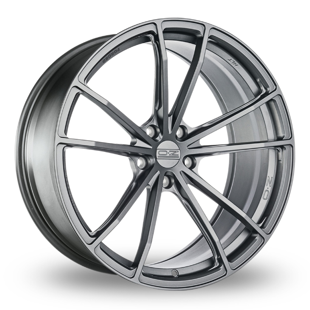 OZ Racing Forged Zeus Grigio Corsa 19" Front + 20" Rear Alloy Wheels ...