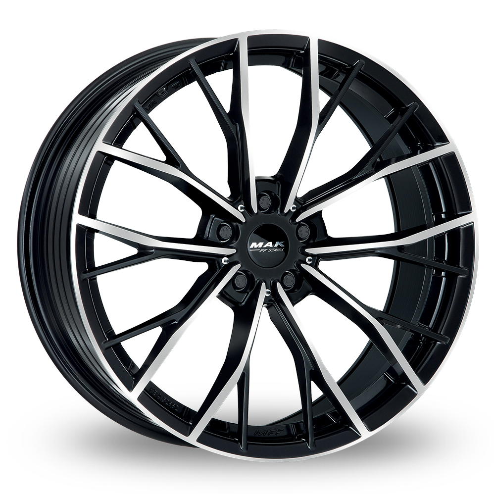 MAK priMe-FF Black Mirror 20" Wider Rear Alloy Wheels - Wheelbase