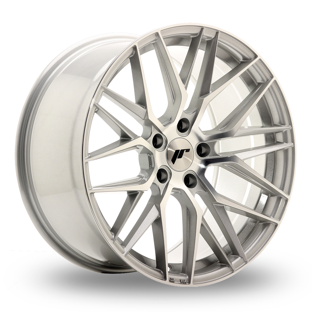 Japan Racing JR28 (Special Offer) Silver Machined Face 19" Wider Rear ...
