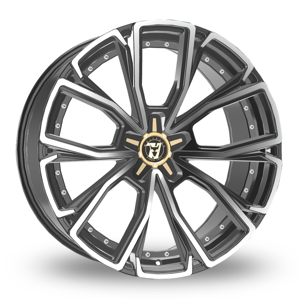 Wolfrace Matrix Titanium Polished 20" Alloy Wheels - Wheelbase