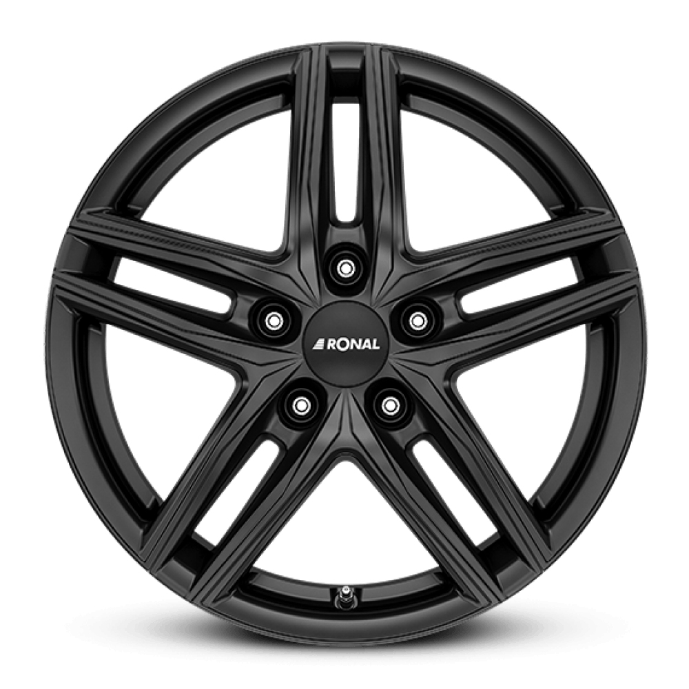 Ronal R65 Matt Black 16" Alloy Wheels - Wheelbase