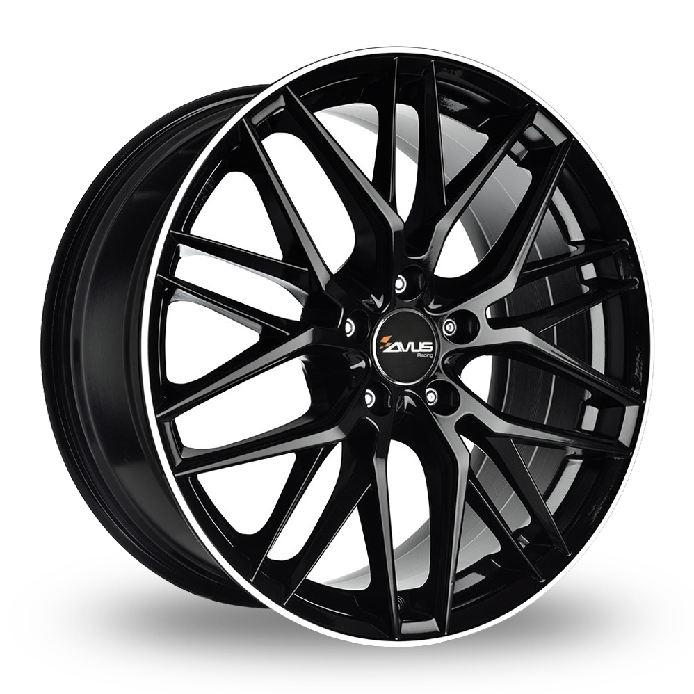 Buy 19" Avus Racing AF19 (Special Offer) Gloss Black Polished Lip Alloy ...