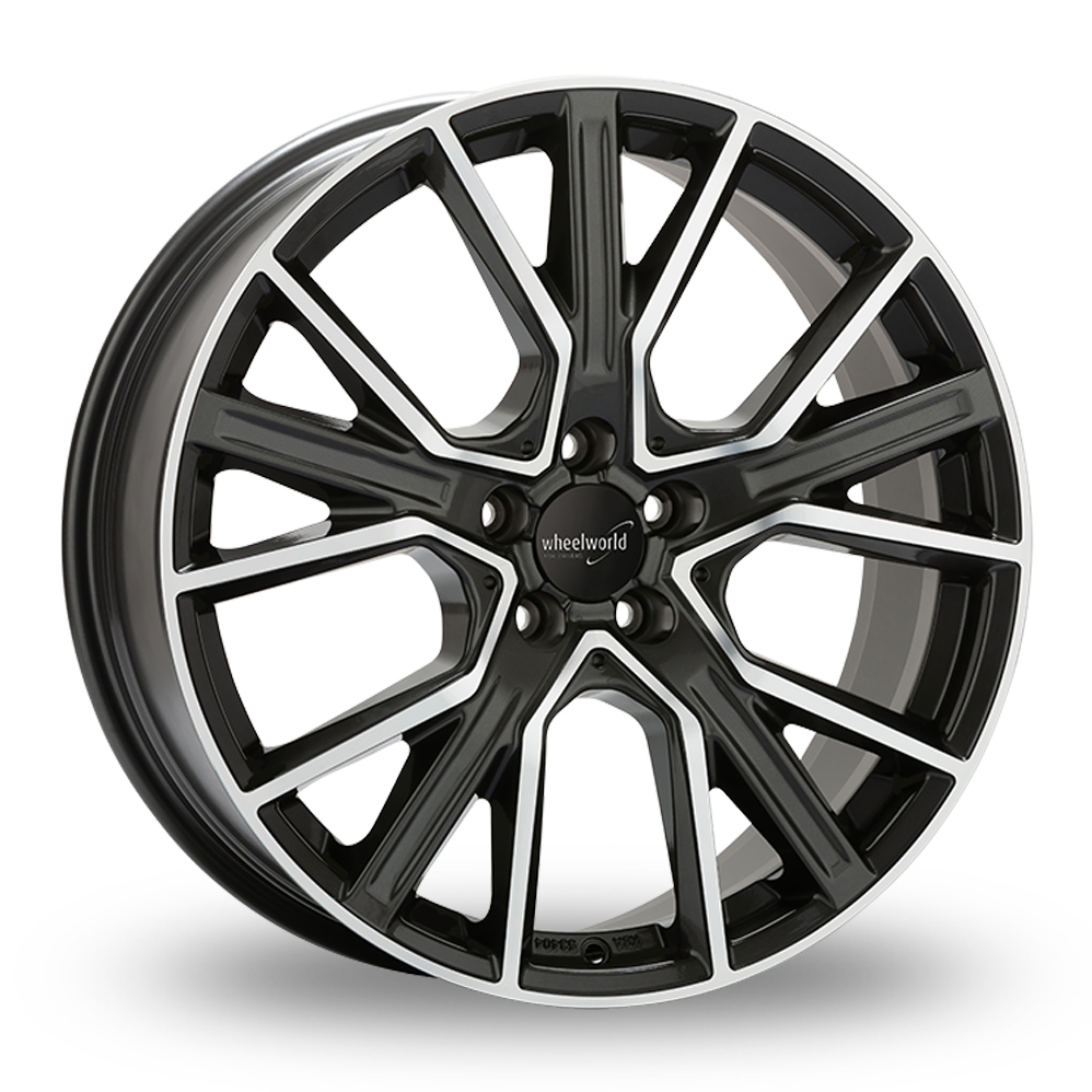 2DRV WH34 Gun Metal Polished 19" Alloy Wheels - Wheelbase