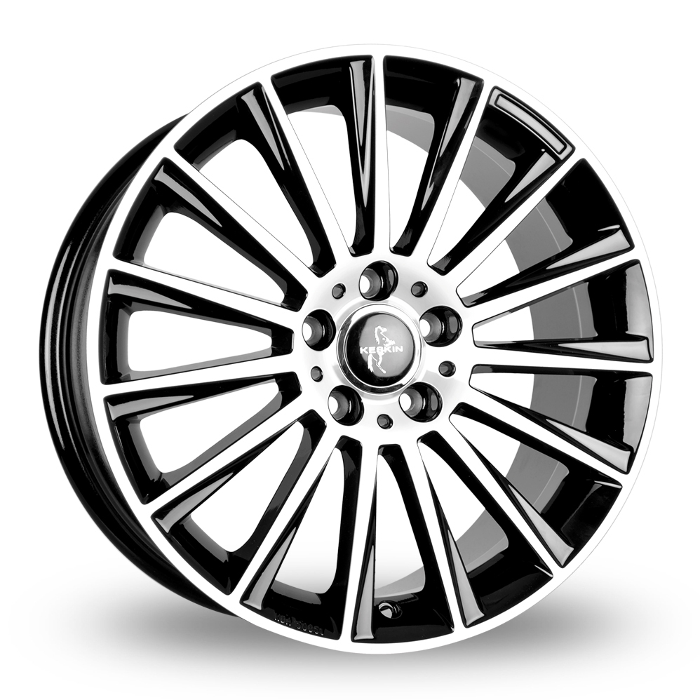 Keskin Tuning KT18 Black Front Polished 18" Alloy Wheels - Wheelbase