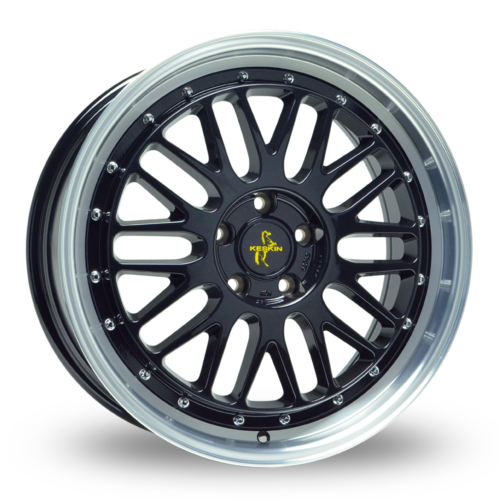 Keskin Tuning KT22 Black Lip Polished 20" Alloy Wheels - Wheelbase