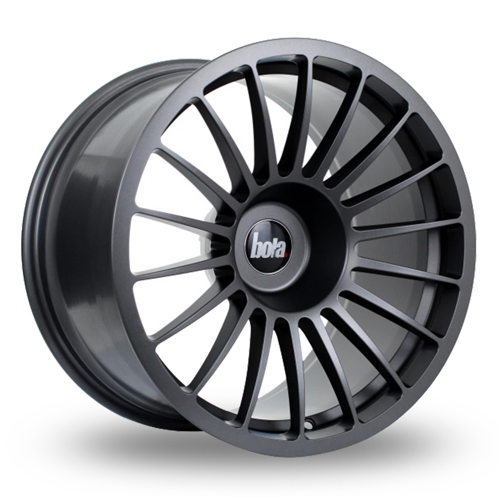 Bola B14 Matt Gun Metal 18" Alloy Wheels - Wheelbase