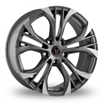 Wolfrace Assassin GT Gun Metal Polished 18" Alloy Wheels - Wheelbase
