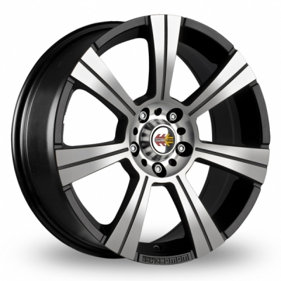 Momo Predator Black Polished 17" Alloy Wheels - Wheelbase