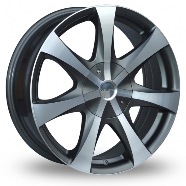 Lenso Elegance Gun Metal Polished 17" Alloy Wheels - Wheelbase