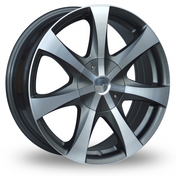 Lenso Elegance Gun Metal Polished 18" Alloy Wheels - Wheelbase