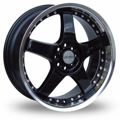 Lenso RS5 Black 16" Alloy Wheels - Wheelbase