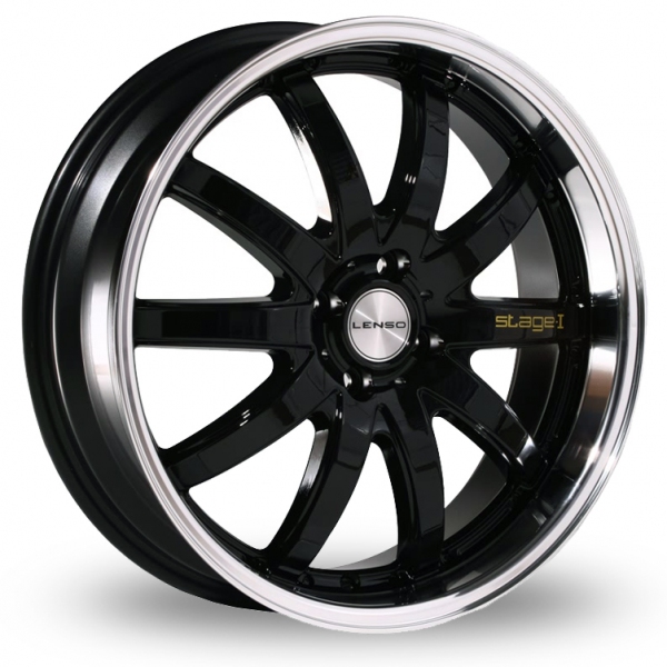 Lenso Stage 1 Black 18" Alloy Wheels - Wheelbase