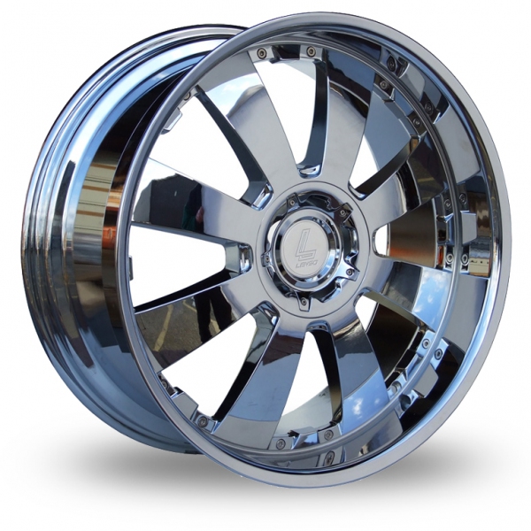 Lenso Concerto Chrome Chrome 22" Alloy Wheels - Wheelbase