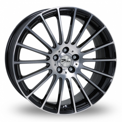 Zito Spyder Black Polished 17" Alloy Wheels - Wheelbase