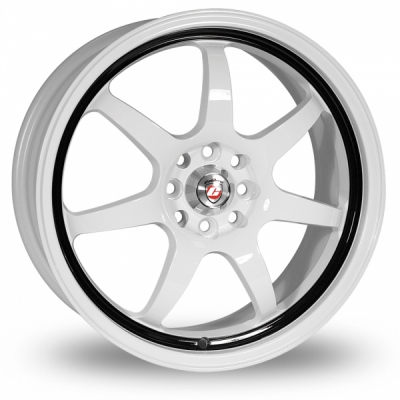 Calibre Pro 7 Black White 17" Alloy Wheels - Wheelbase