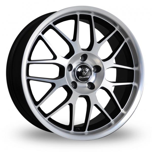 Diamond Lite Black Polished 17" Alloy Wheels - Wheelbase