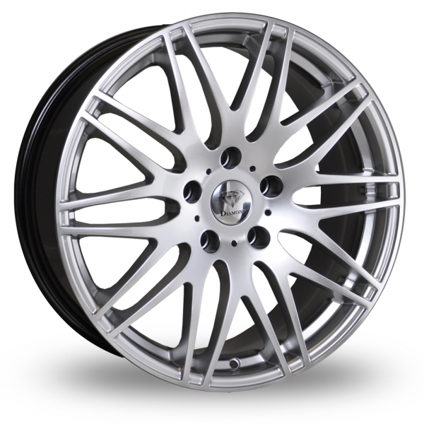 Diamond Trellis Hyper Silver 18" Alloy Wheels - Wheelbase