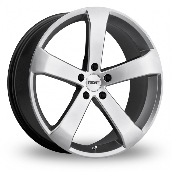 TSW Vortex Hyper Silver 20" Alloy Wheels - Wheelbase