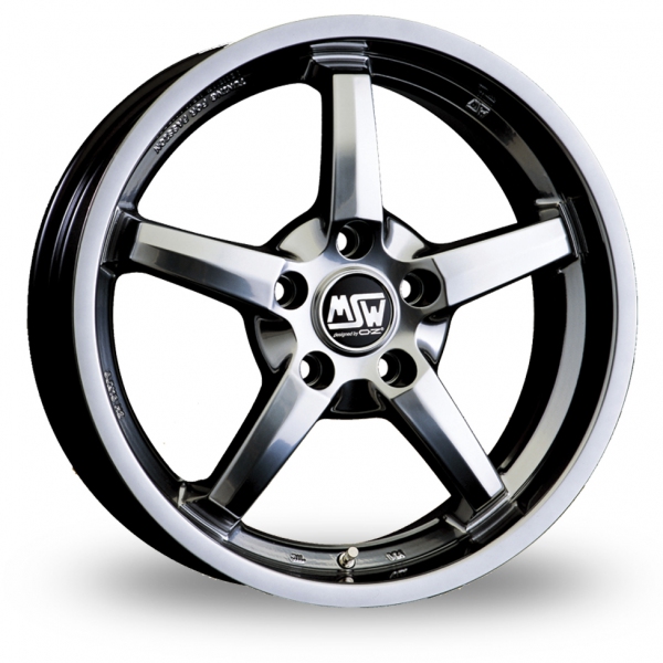 MSW (by OZ) 16 Titanium 17" Alloy Wheels - Wheelbase