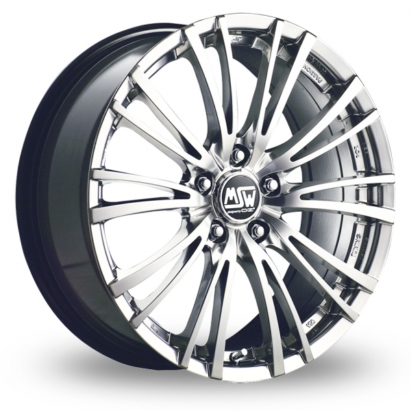 MSW (by OZ) 20-5 Stud Silver Polished 17" Alloy Wheels - Wheelbase