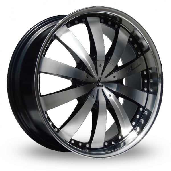 Lenso Verse Black Polished 20" Alloy Wheels - Wheelbase