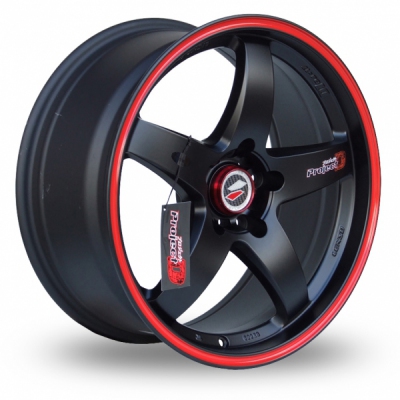 Lenso D1-R Black Red 15" Alloy Wheels - Wheelbase